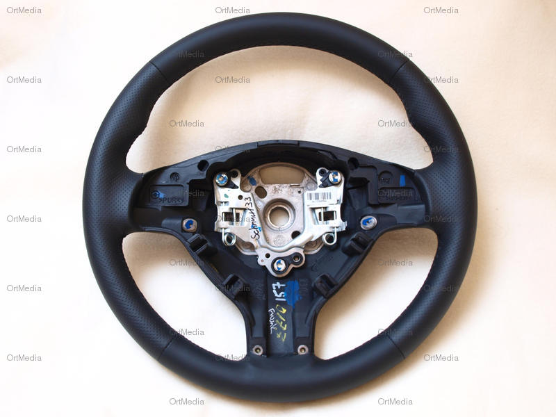Lenkrad für BMW E46 3er M3 E39 5er M5 M-Paket mit Leder Neu Beziehen im ...